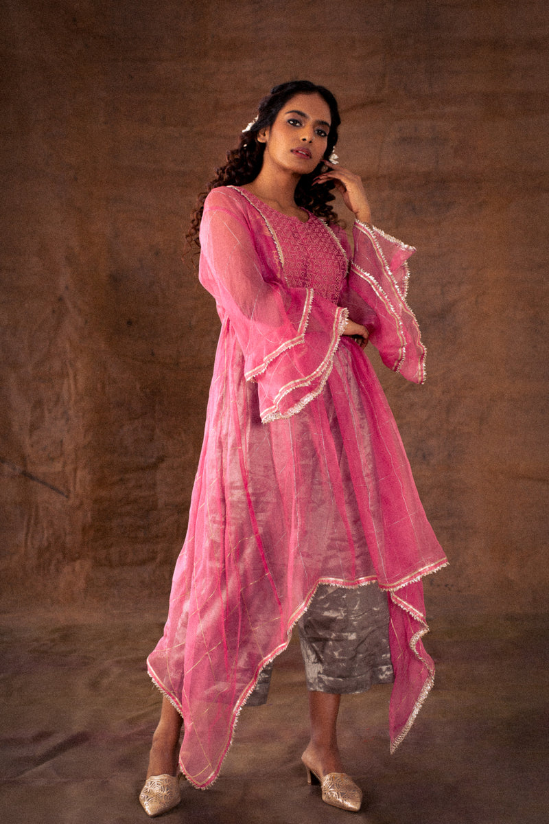 Rani Pink Tunic – Latha Puttanna Online Store